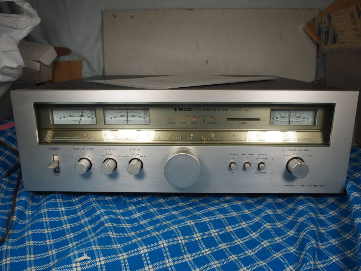 TRIO KT-9900 値上げ FM 9連バリコンチューナー 完動美品 【12ケ月保証】の落札情報詳細 - Yahoo!オークション落札価格検索 オークフリー