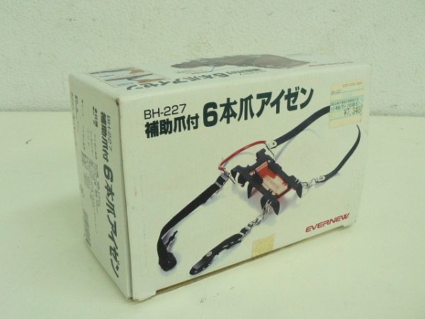 Q293-S3-6448 EVERNEW エバニュー BH-227 補助爪付 6本爪アイゼン アウトドア 現状品⑱の落札情報詳細 - ヤフオク落札価格検索 オークフリー
