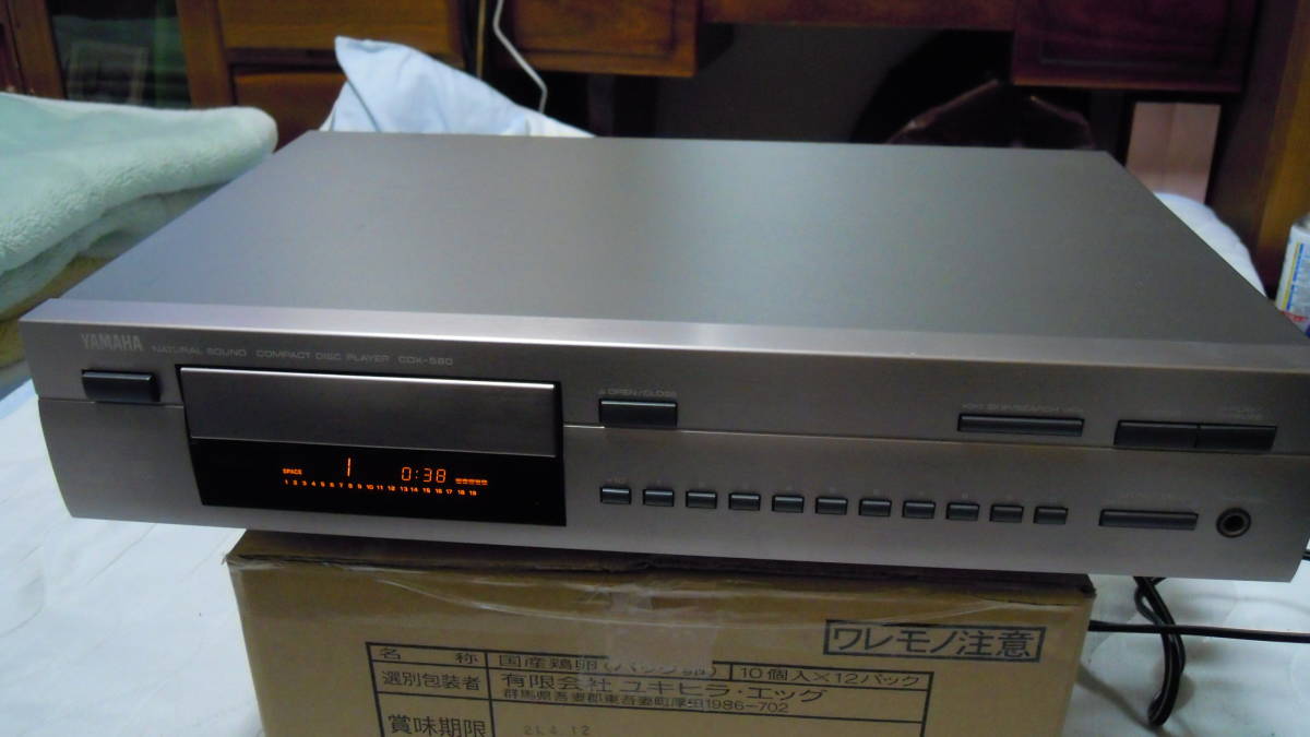 YAMAHA フルサイズCDプレーヤ NATURAL SOUND CDX-580 取説付き CDR好調の落札情報詳細 - Yahoo ...