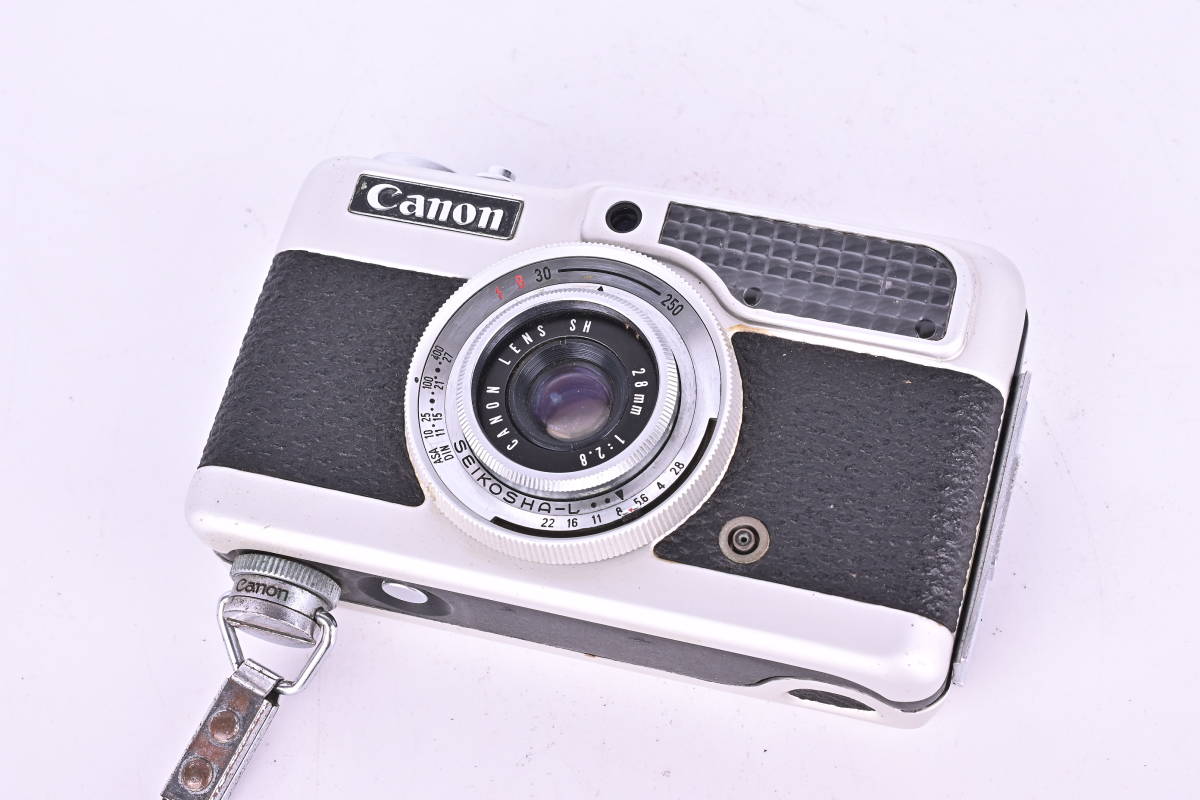 C4-1514 Canon キヤノン demi デミ 35mmレンズシャッター式ハーフサイズカメラ レンジファインダー フィルムコンパクト ...
