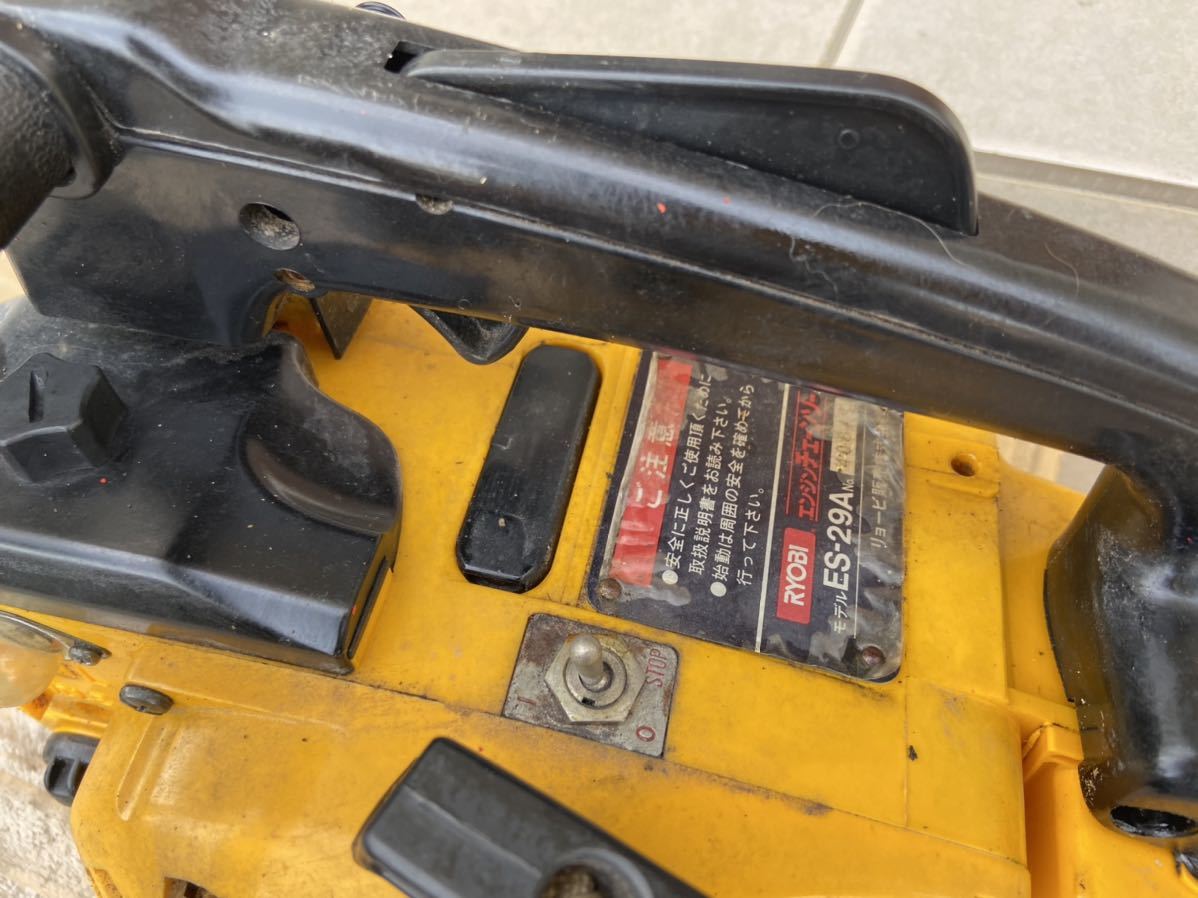 リョービ ES29A ゼノア こがる エンジンチェーンソー 点火コイル スターター 部品取り ジャンク G310 3100 の落札情報詳細| ヤフオク落札価格情報 オークフリー