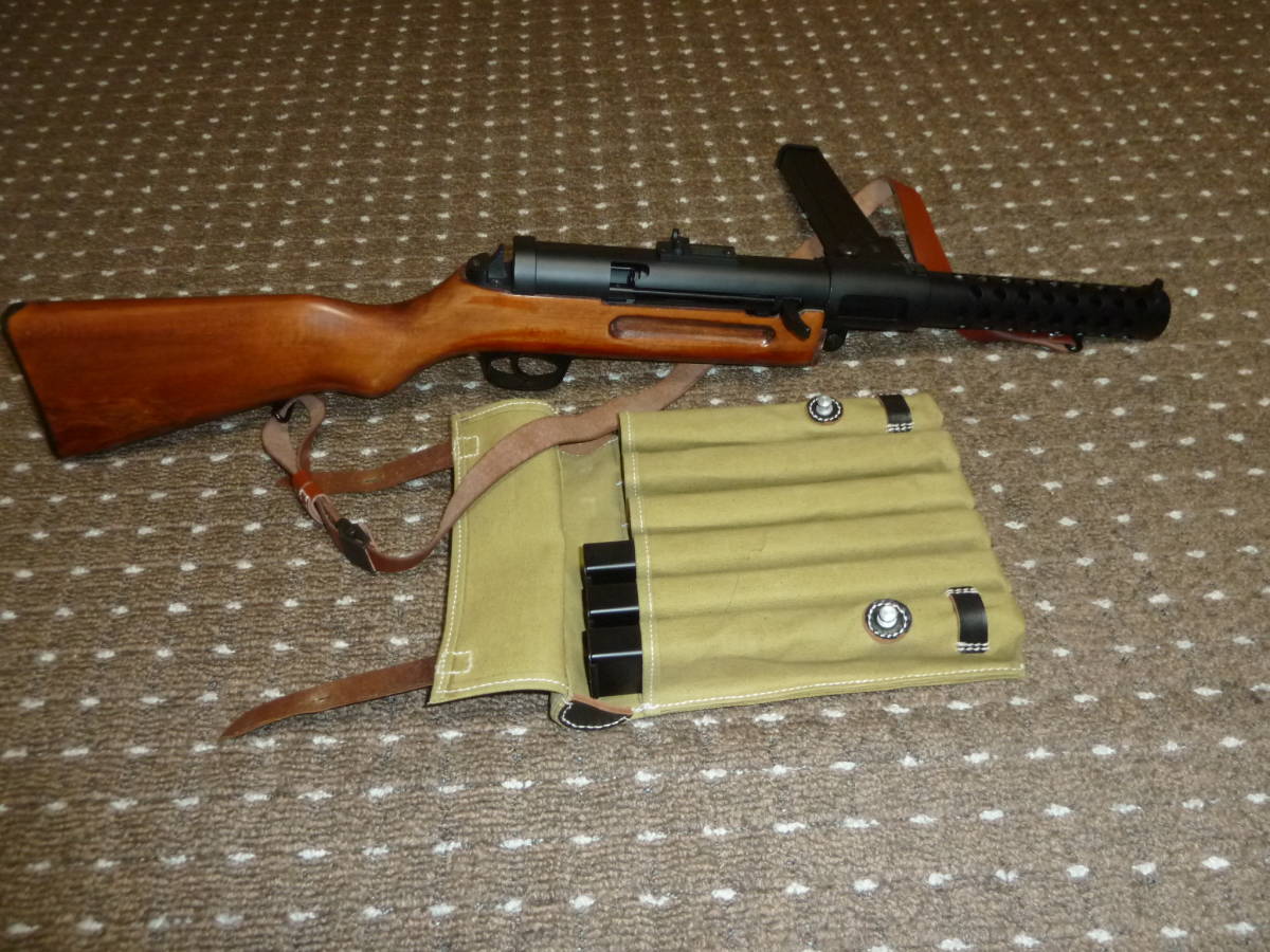 ナチスドイツ MP18 ( MP28) ハーネル短機関銃 内部調整済 ＋ 空軍マガジンポーチとマガジン4本の落札情報詳細 - Yahoo!オークション落札価格検索 オークフリー