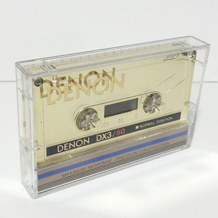 ① 激レア DENON DX3 / 50 GOLD NORMAL POSITION デノン ゴールド カセットテープ YAMAHA ...