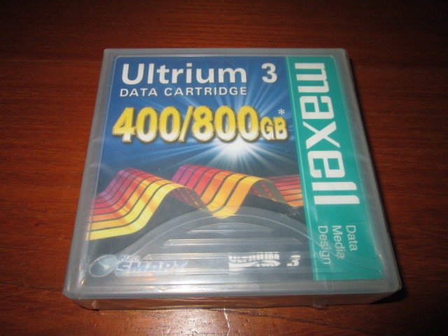 【未使用】maxell LTO Ultrium 3 データカートリッジ400/800GB 1巻 型番：LTOU3/400Dの落札情報詳細 ...