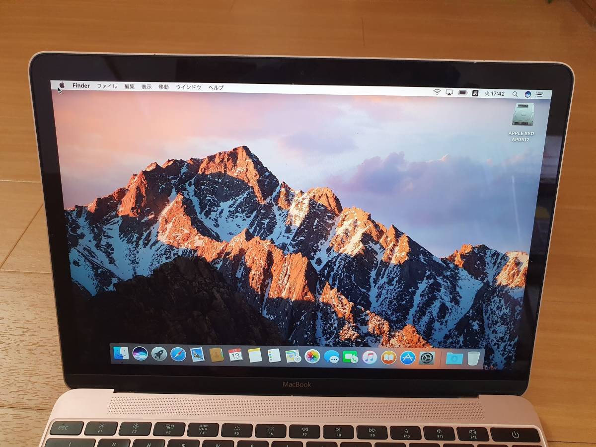 【優良中古】 MacBook A1534 Retina 12インチ Early 2016 Core m7 /8GB/512GB(SSD ...