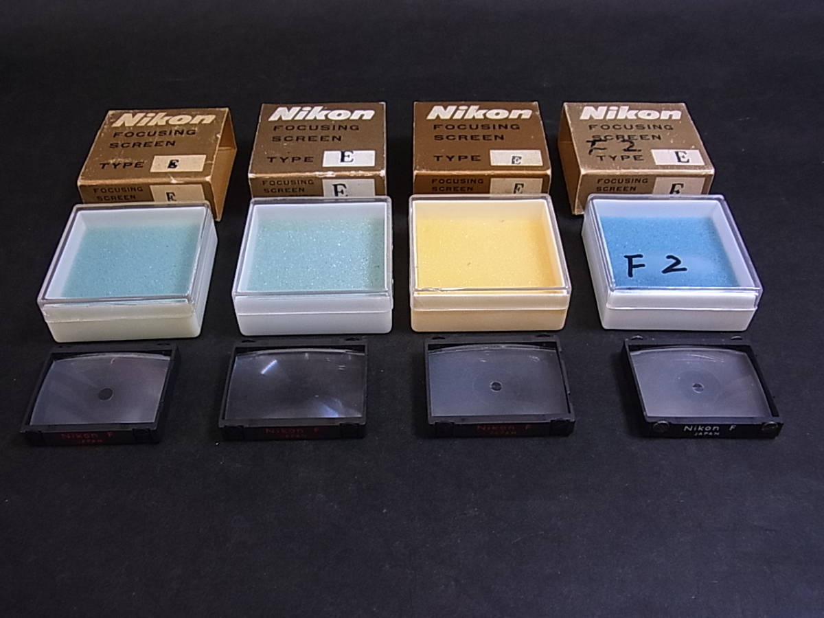 Nikon ニコン F FOCUSING SCREEN フォーカシングスクリーン4枚セット A J H2 一眼レフ フィルムカメラ☆★の落札 ...
