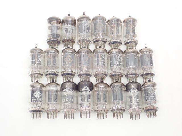 TELEFUNKEN 真空管 ECC81 / ECC82 / ECC83 等 おまとめ22本セット テレフンケン ¶ 61DBF-19の落札情報詳細 - Yahoo!オークション落札価格検索 ...