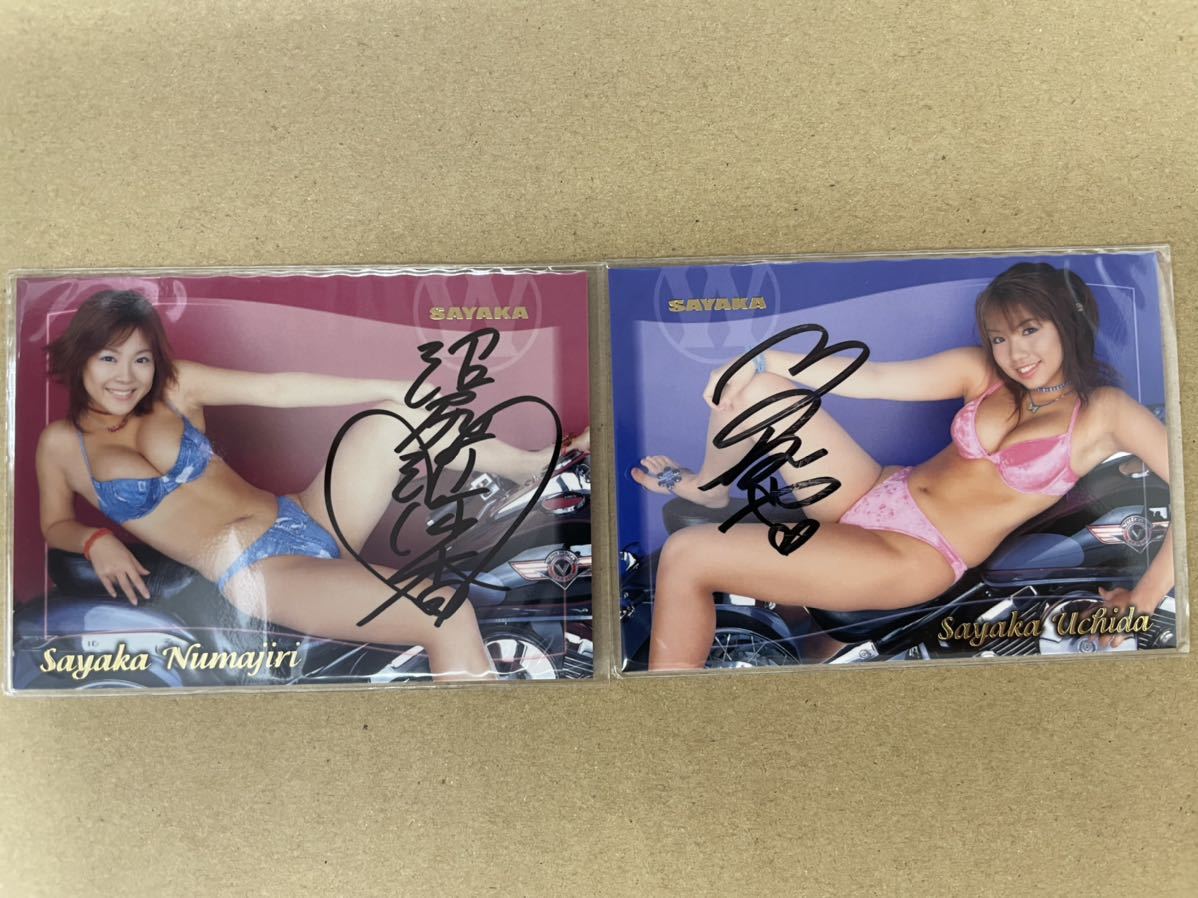 【939-256】EPOCH W-SAYAKA 沼尻沙弥香 140/300 内田さやか 127/300 直筆サイン入りカード AA.1 AA.2 トレカ グラビア コレクションの落札情報詳細 ...