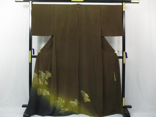 着物ふぁんた 和田光正 卓越技能者・名工 金彩友禅 光正髙蒔絵 裾暈し 愛ZECRA 大きめサイズ 一つ紋 色留袖 n7374の落札情報詳細 ...