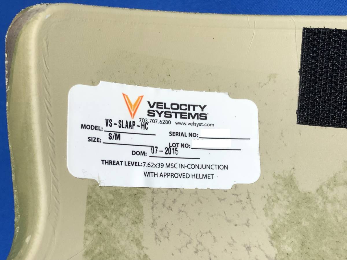 【未使用】Velocity Systems SLAAP(Super Light Armor Applique Plate）の落札情報詳細 ...