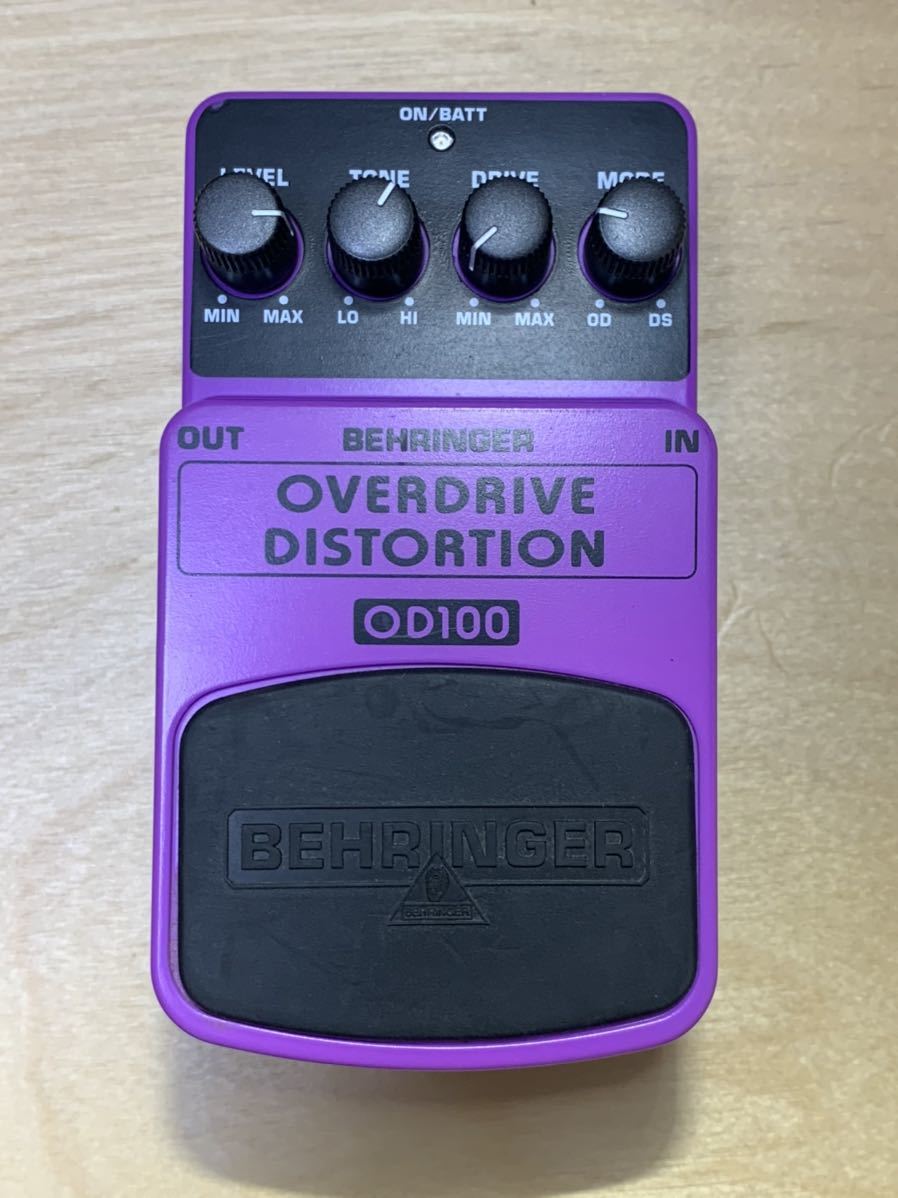 【やや傷や汚れあり】BEHRINGER OverdriveDistortion OD100 ベリンガー オーバードライブディストーション ...
