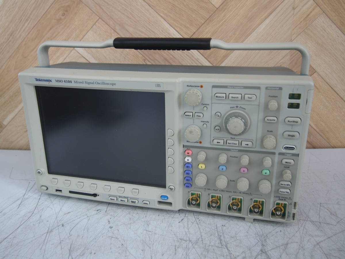 【傷や汚れあり （詳細）】☆Tektronix テクトロニクス MSO4104 デジタルオシロスコープ ② の落札情報詳細| ヤフオク落札価格 ...