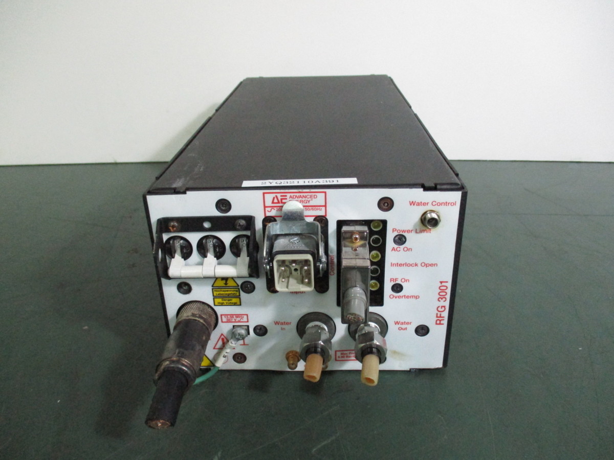 【傷や汚れあり （詳細）】Advanced Energy AE RFG 3001 RF Generator 3155089 F/R Aの落札 ...
