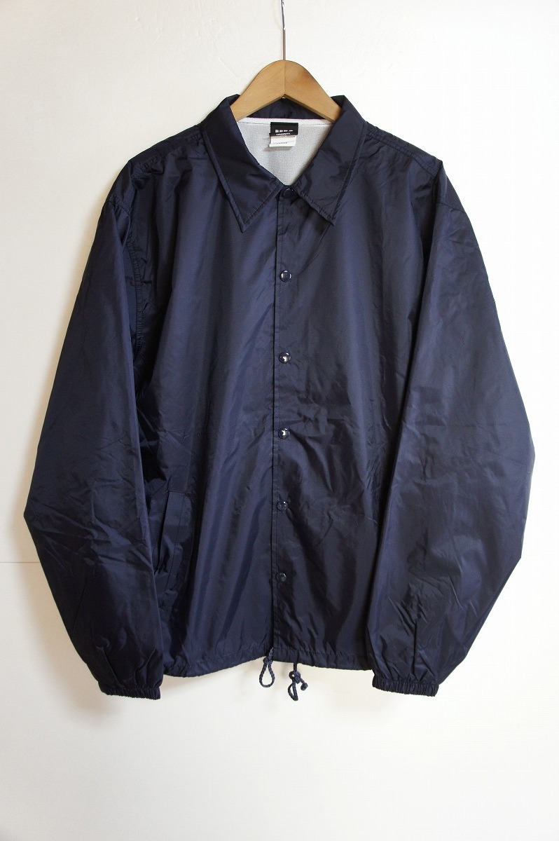 【目立った傷や汚れなし】美品 21SS MFC STORE (EXAMPLEのディレクターによるショップ) WHITE TAG LOGO COACH JACKET コーチ ジャケット 紺 ...