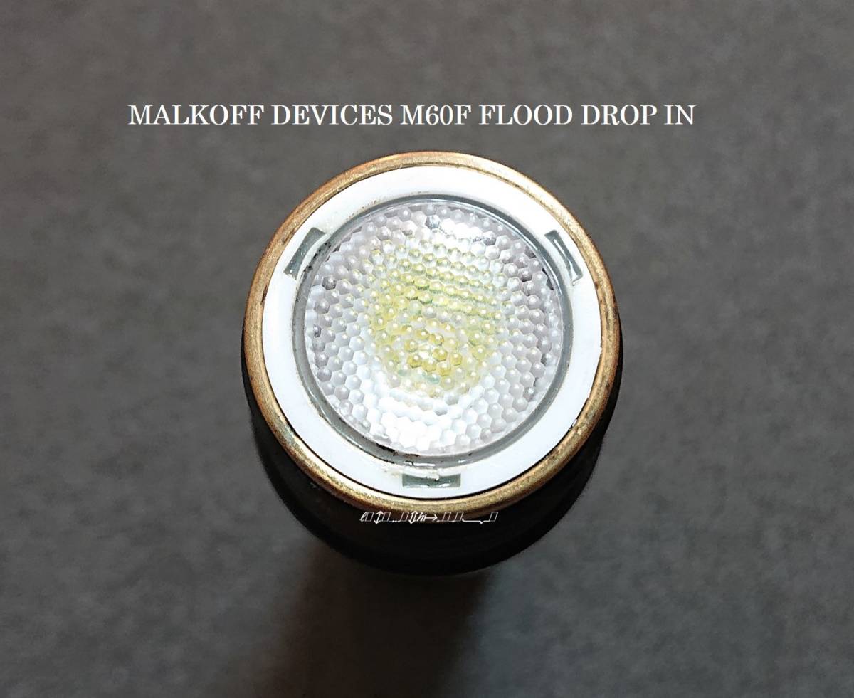 【やや傷や汚れあり】レアモジュール MALKOFF DEVICES M60F SUREFIRE P60互換LEDモジュール 検索 シュア ...