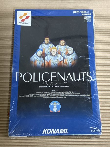 【未使用に近い】送料込★ PCゲーム【PC98 PC-9821】未開封『ポリスノーツ POLICENAUTS』CD-ROM＋3.5FDインチ ...