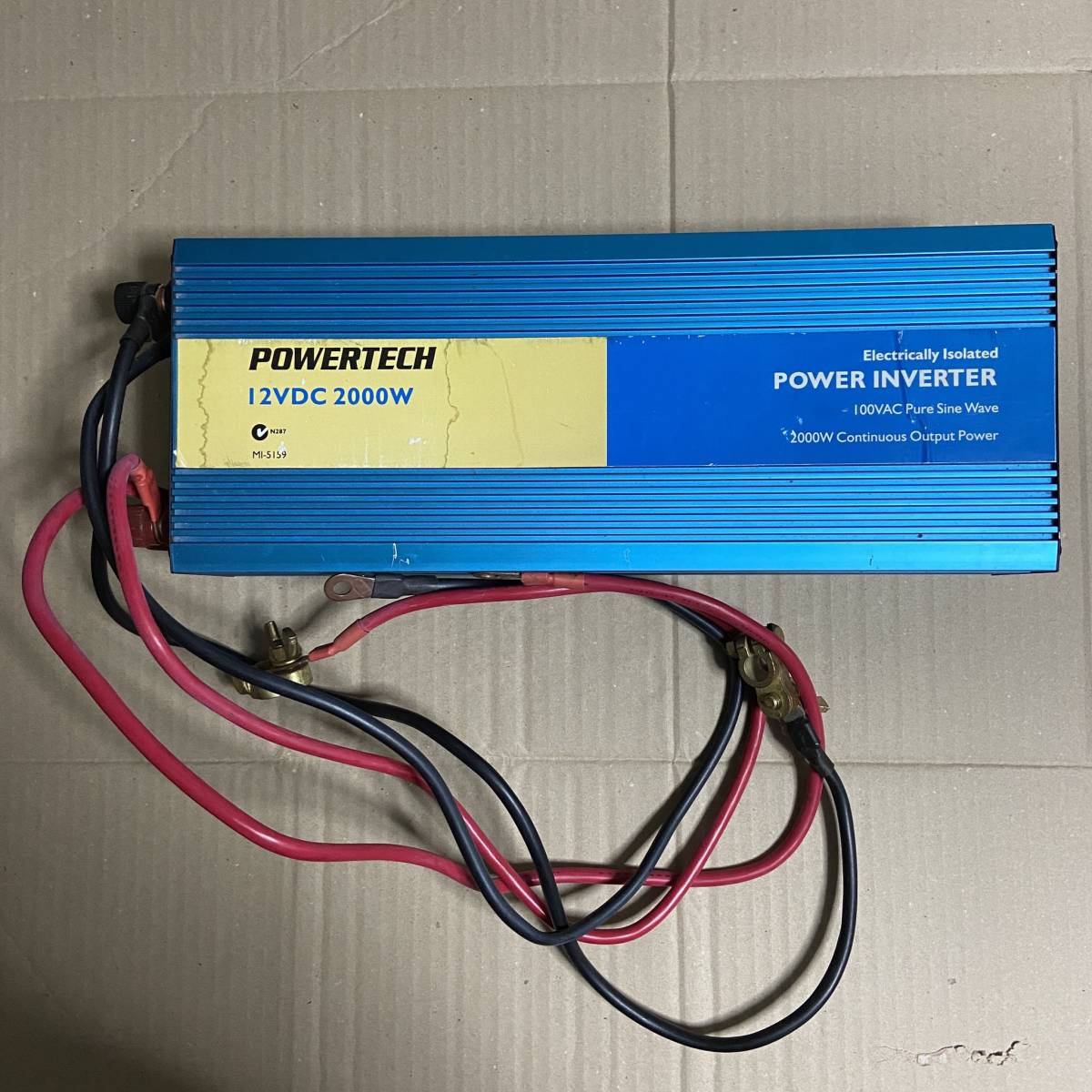 【やや傷や汚れあり】中古 現状 DC→AC POWERTECH POWER INVERTER 2000W インバータ DCACの落札情報詳細 ...