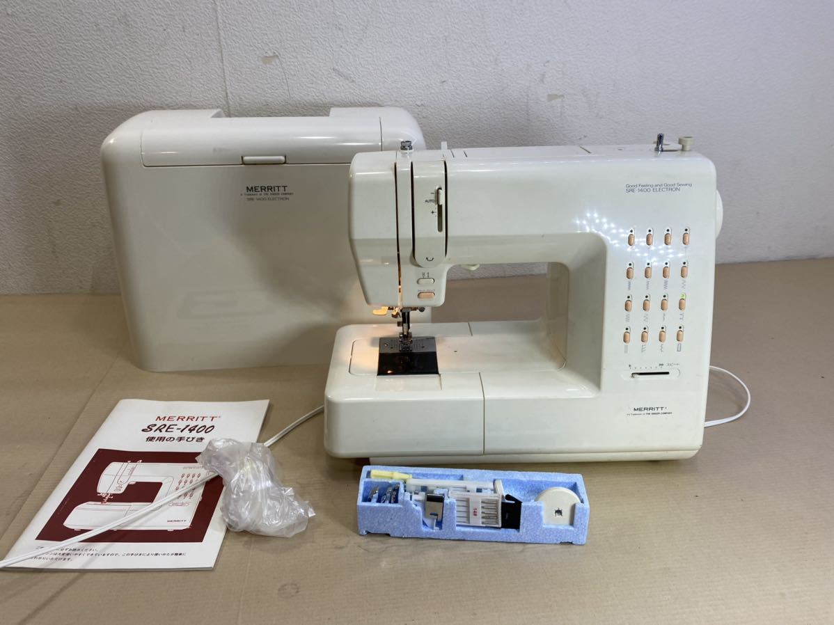 【傷や汚れあり】SINGER コンピューターミシン MERRITT SRE-1400 ELECTRONの落札情報詳細 - ヤフオク落札価格検索 ...
