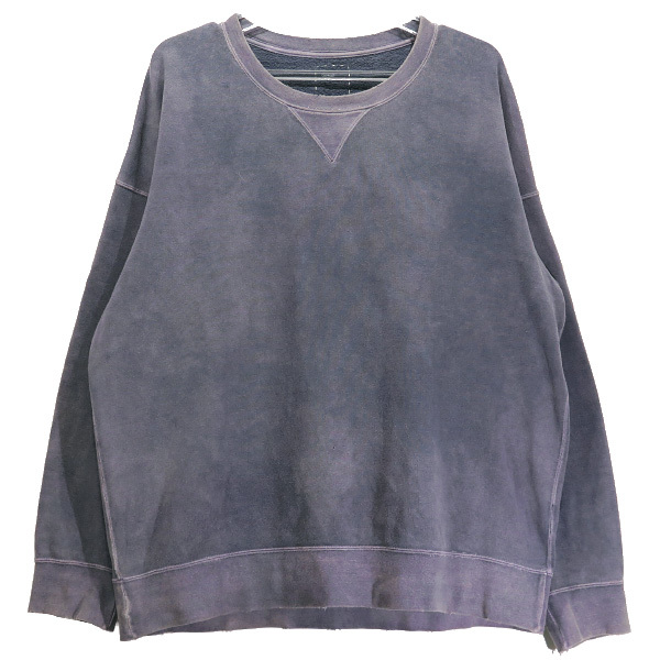 【全体的に状態が悪い】VISVIM ビズビム 20SS JUMBO SWEAT L/S (UNEVEN DYE) 0120105010015 ジャンボ スウェット クルーネック ロングスリーブ ...