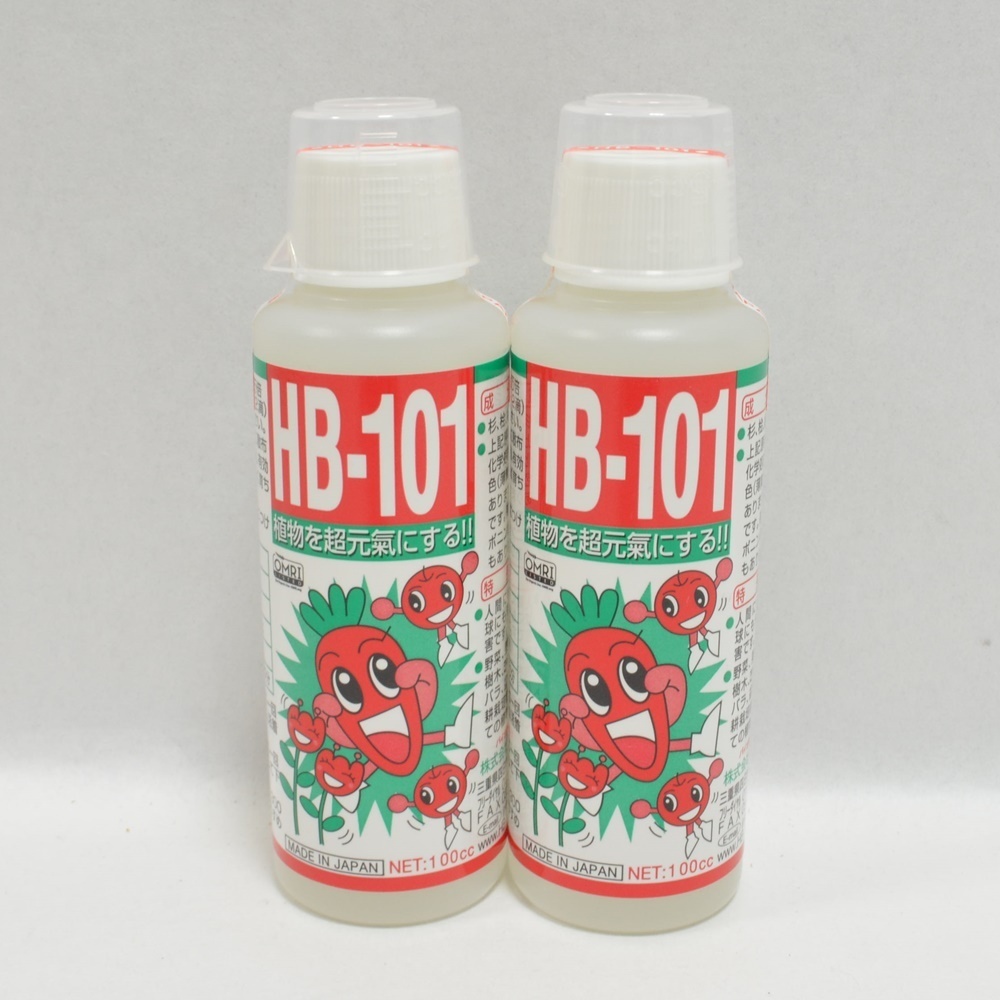【未使用】天然植物活力液 HB-101 原液 100cc 2本セット 未開封 ミニボトル 100ml フローラ 送料無料 (2) ya-1の落札情報詳細 - Yahoo!オークション落札価格 ...