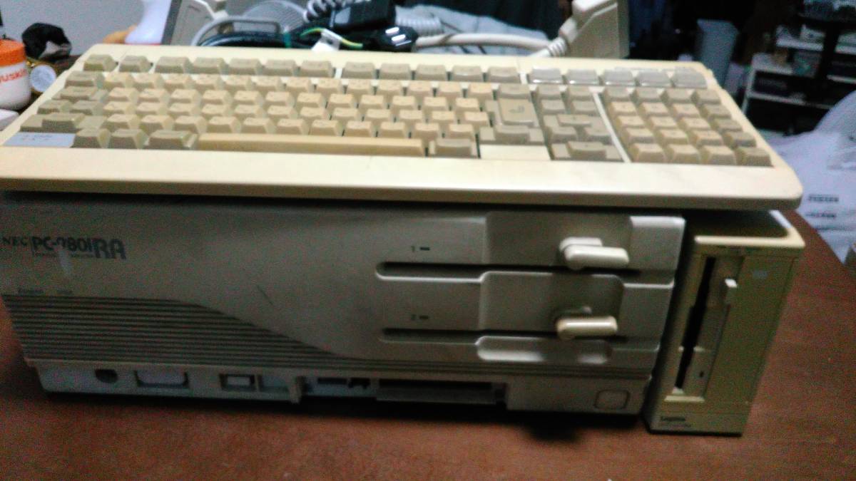 【全体的に状態が悪い】PC-9801RA2（3MBメモリ/40MB-HDD内蔵）の落札情報詳細 - ヤフオク落札価格検索 オークフリー