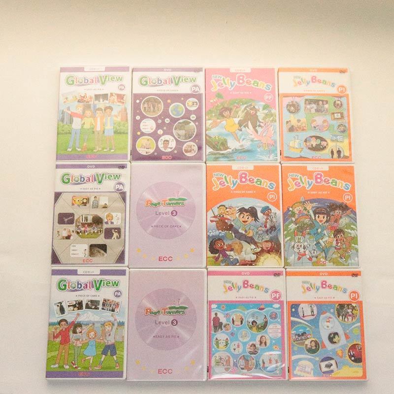 【未使用】中古 ECC CD DVD 計12枚セット Global View Jelly Beans Page Turners 英会話の落札情報詳細 - ヤフオク落札価格検索 オークフリー