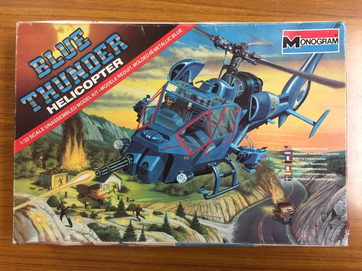 【傷や汚れあり】(未組立)1/32 BLUE THUNDER HELICOPTER モノグラム MONOGRAM プラモデルの落札情報詳細 ...