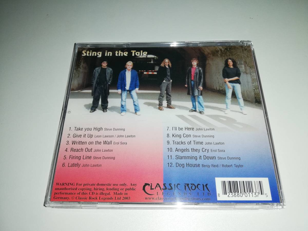 【目立った傷や汚れなし】【英国産メロハー名盤】JOHN LAWTON BAND / STING IN THE TALE 2003年1ST JOHN LAWTONのボーカルが存分に味わえます ...
