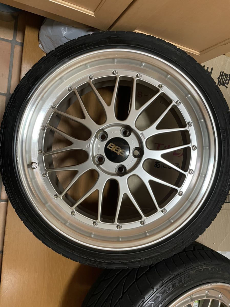 【やや傷や汚れあり】鍛造 BBS LM LM118H LM119 9j +38 10j +40 19インチ 225/40-19 245/40 ...