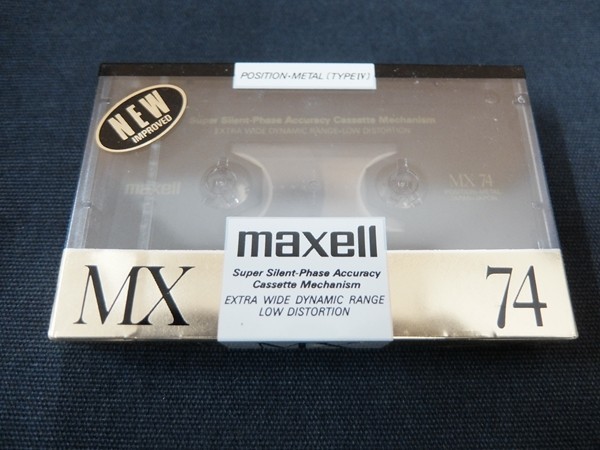 【未使用】Ef04/ 未使用未開封 MAXELL マクセル MX74 METAL 74分 メタルポジション/カセットテープ/METAL POSITION TYPE IV の落札情報詳細 ...