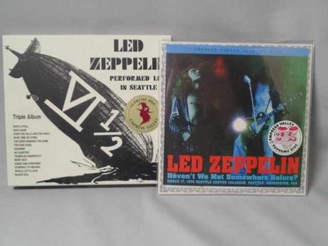 【やや傷や汚れあり】LED ZEPPELIN/PERFORMED LIVE IN SEATTLE 3CD＋3CD の落札情報詳細 - ヤフオク ...