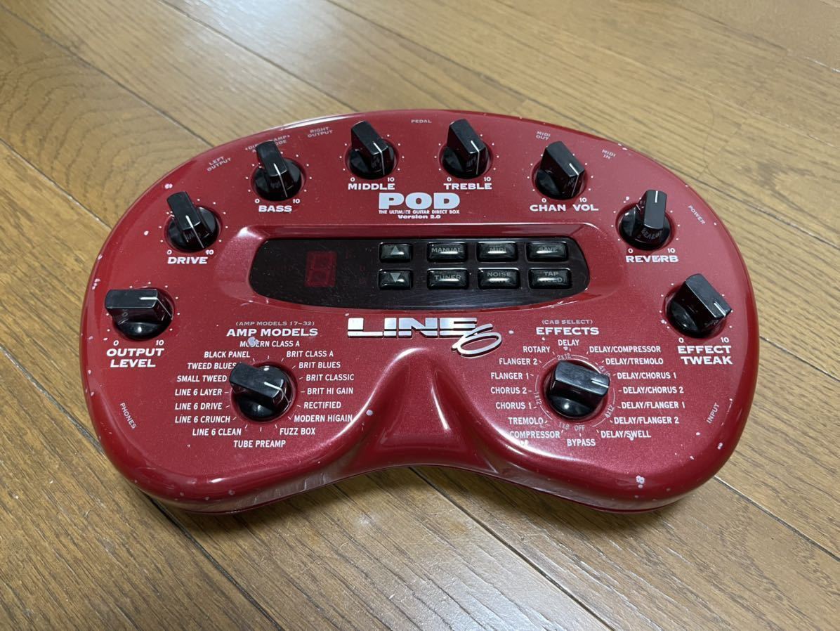 【傷や汚れあり】LINE 6 POD The Ultimate Guitar Direct BOX Version 2.0 の落札情報詳細 ...