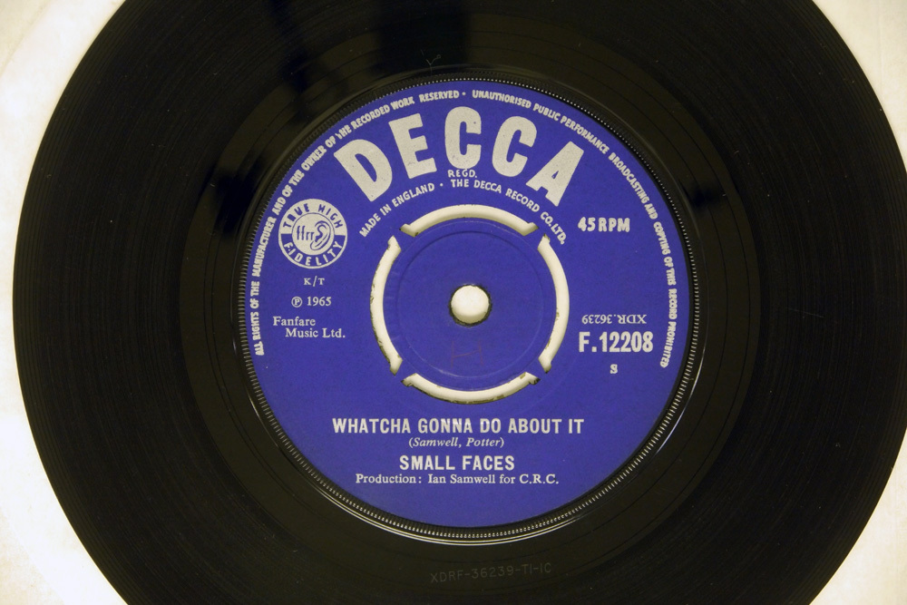 【やや傷や汚れあり】7 英 SMALL FACES/WHATCHA GONNA DO ABOUT IT/WHAT'S A MATTER ...