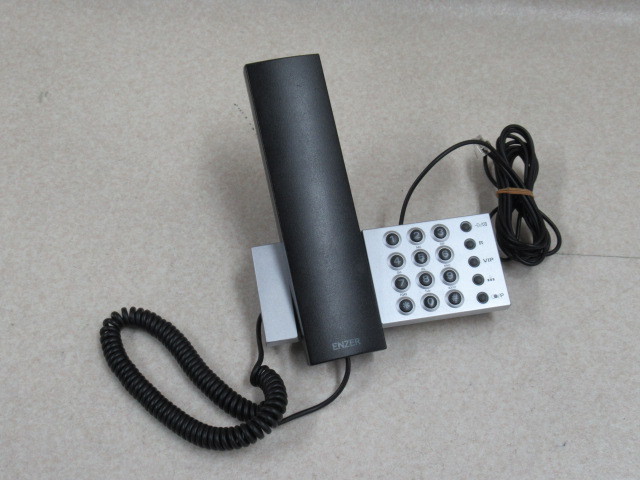 【目立った傷や汚れなし】 ・Ω ZC1 14810 保証有 きれいめ ET-8408 ENZER ELECTRONICS 受付デザイン電話機 ...