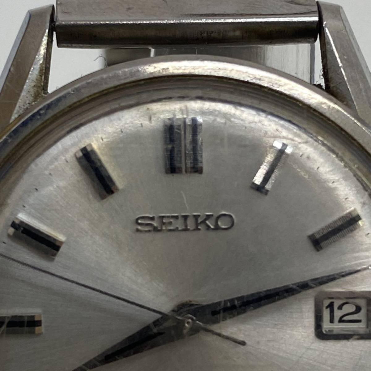 【やや傷や汚れあり】稼働品 自動巻き セイコー SEIKO SEIKOMATIC-R DIASHOCK 39JEWELS 8325-8000 6609162 シルバー の落札情報詳細 ...