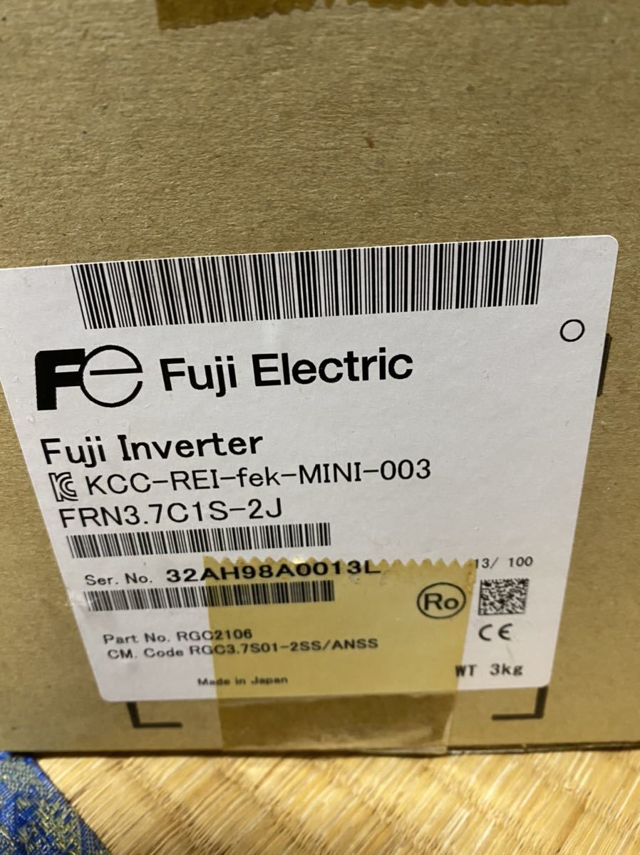 【未使用】富士電機 インバータ FRN3.7C1S-2J MINIシリーズ新品未使用の落札情報詳細 - ヤフオク落札価格検索 オークフリー