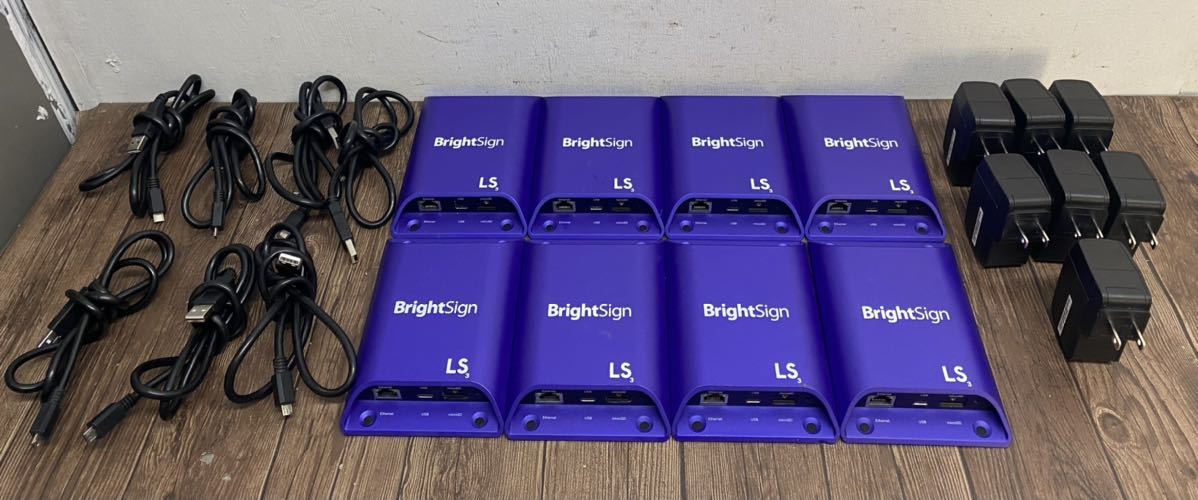 【傷や汚れあり】BrightSign LS3 デジタルサイネージ 計8個 の落札情報詳細| ヤフオク落札価格情報 オークフリー