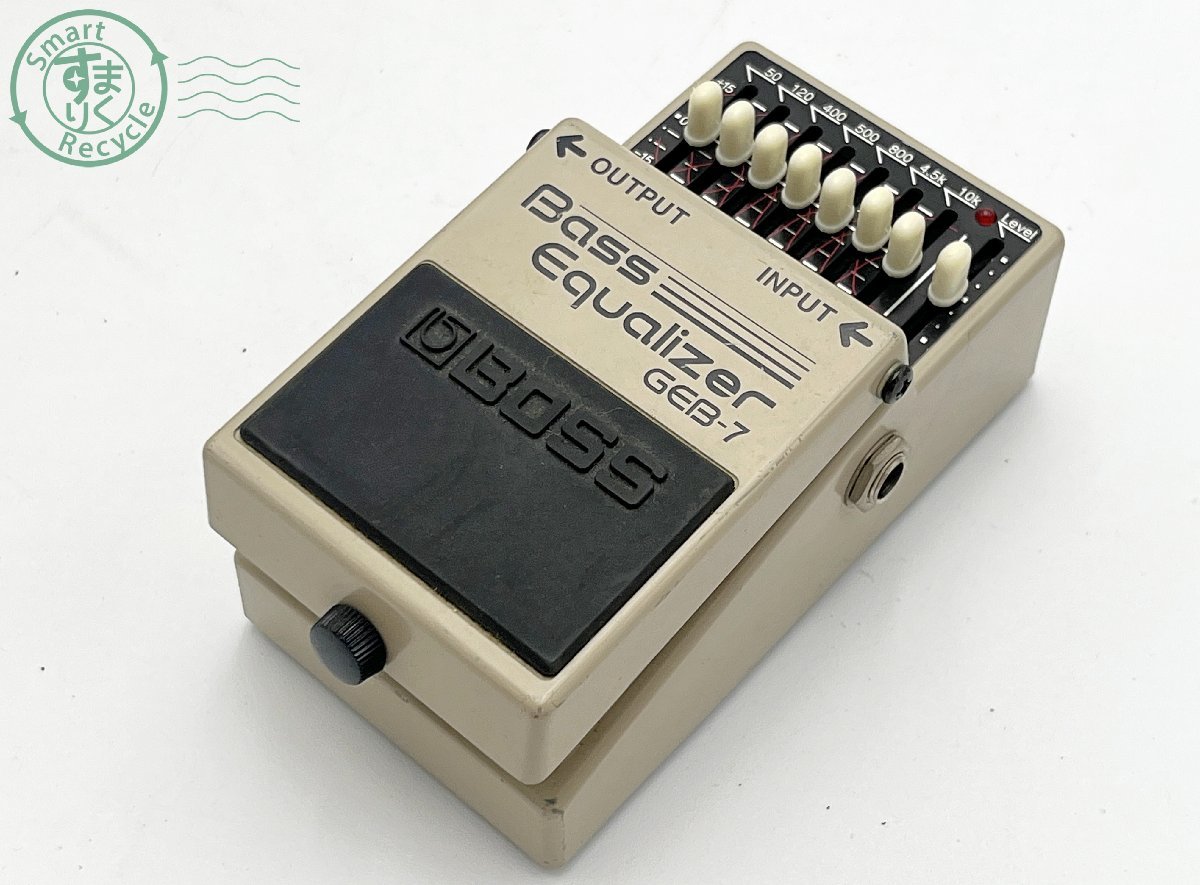 【全体的に状態が悪い】0652748 BOSS ボス Bass Equalizer GEB-7 エレキベース用 エフェクター イコライザー ...