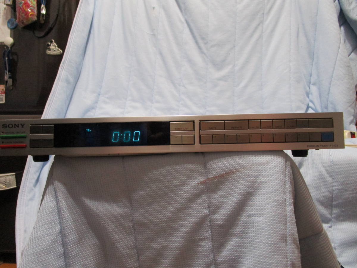 【傷や汚れあり】ソニー SONY プログラム タイマー PROGRAM TIMER PT-D3 電源入りました 動作未確認現状品にての落札情報 ...