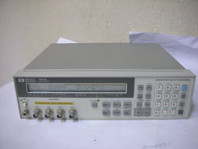 【やや傷や汚れあり】HP 4263A LCR METERの落札情報詳細 - ヤフオク落札価格検索 オークフリー