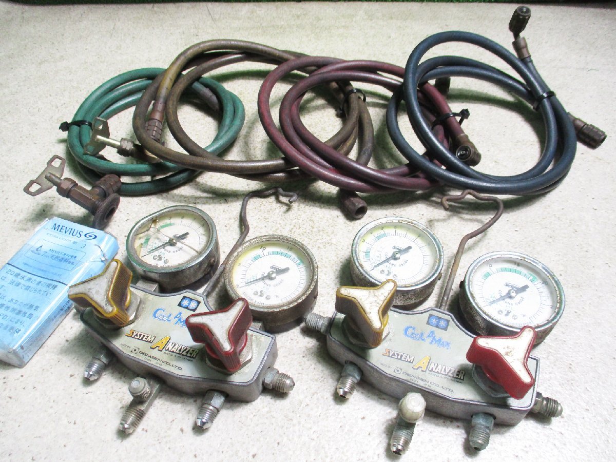 BA2301 中古 エアコンガスチャージャー デンゲン CS-912・F の落札情報詳細| ヤフオク落札価格情報 オークフリー