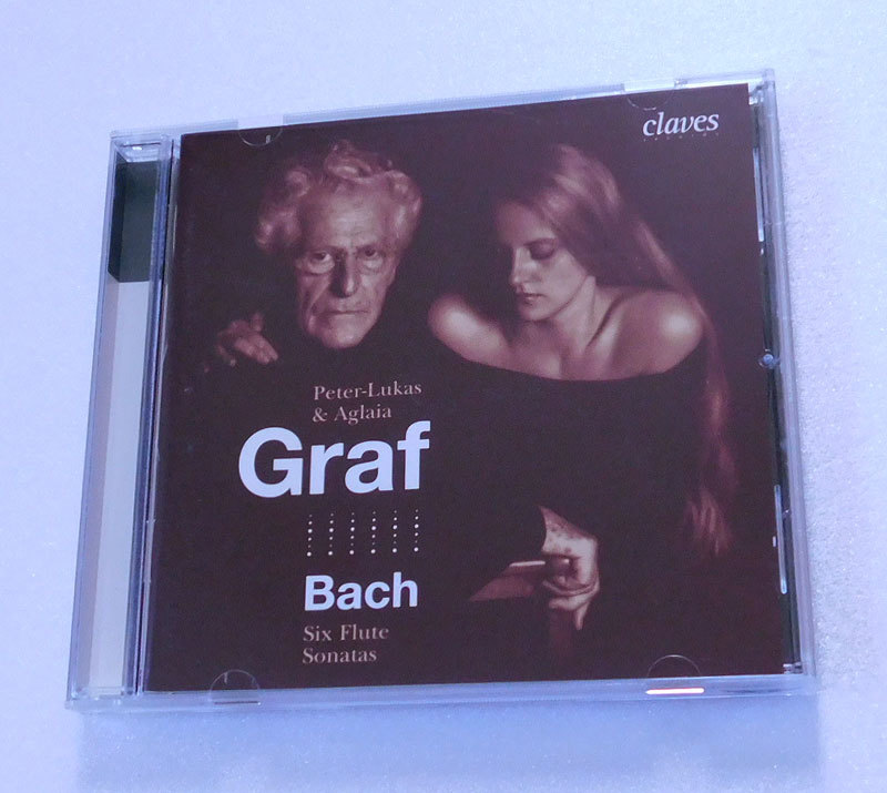 【やや傷や汚れあり】★cd J S バッハ：6つのフルート・ソナタ ペーター＝ルーカス・グラーフ、アグライア・グラーフ★bach Six