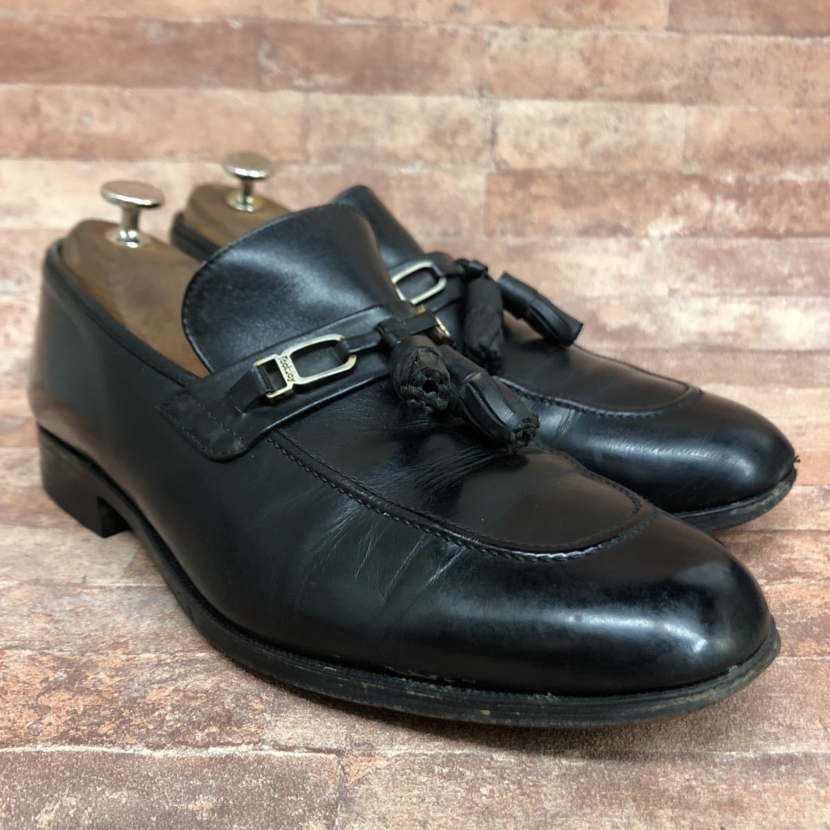 【やや傷や汚れあり】A-166 FOOTJOY フットジョイ タッセルローファー ビジネスシューズ ブラック 26.5EEの落札情報詳細 - ヤフオク落札価格検索 オークフリー