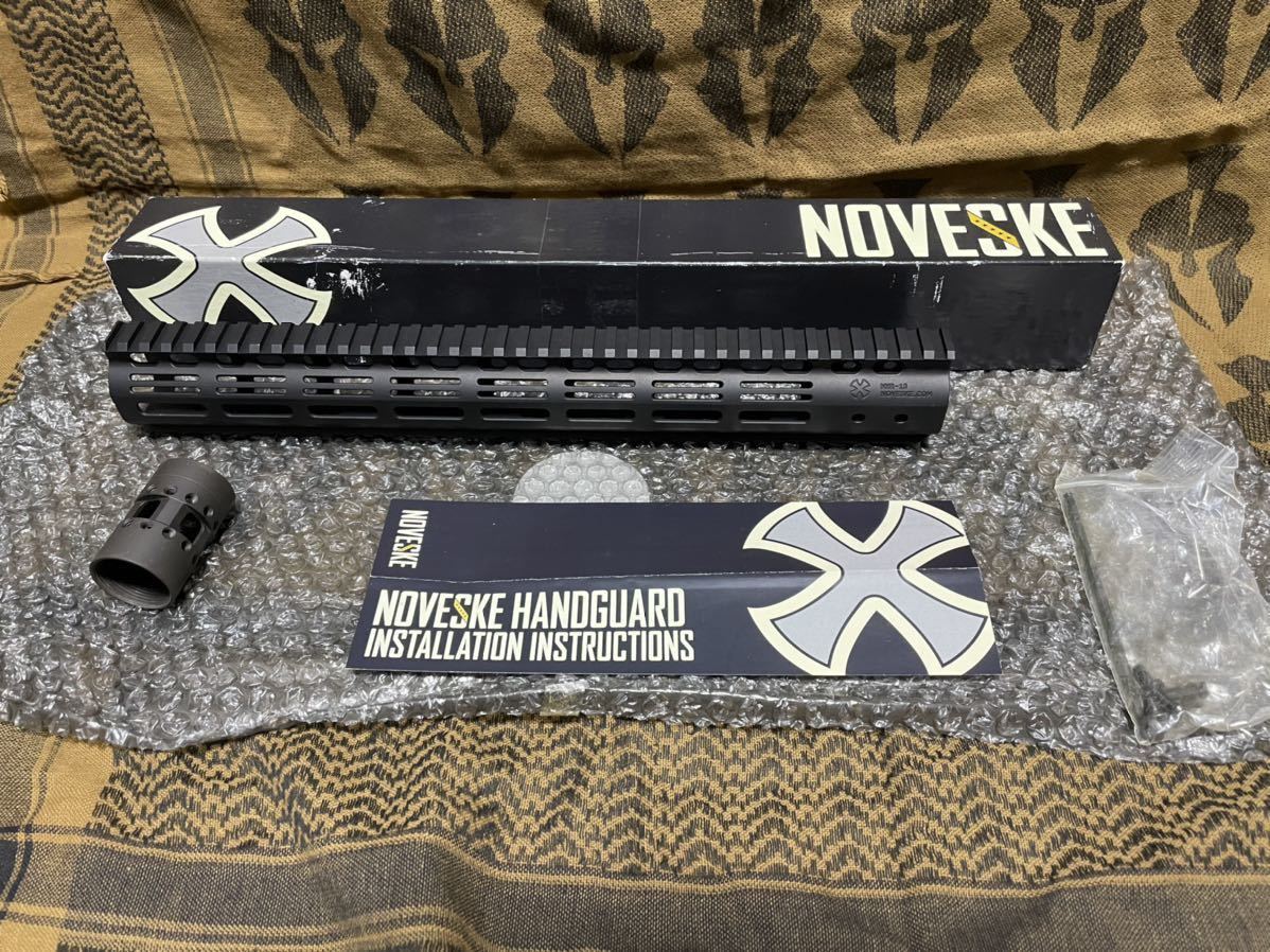 【未使用】実物 新品未使用 Noveske Rifleworks Nhr Hybrid M Lok Ar 15 Handguard Black