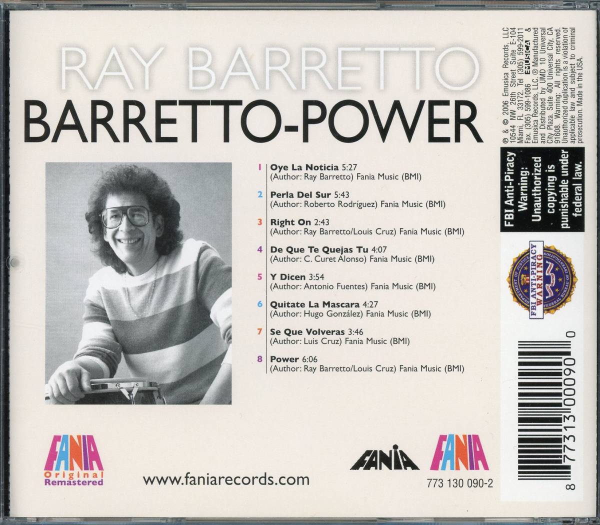 【目立った傷や汚れなし】Rare Groove/Jazz Funk/Latin Jazz RAY BARRETTO / Barretto ...