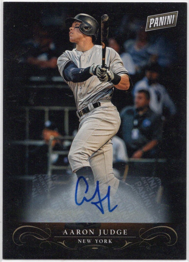 【未使用に近い】2017 Panini Black Friday Panini Collection Autographs #AJ Aaron ...