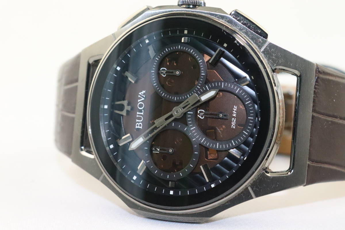 【未使用】【新品】BULOVA (ブローバ) 98A231 カーブ CURV クロノグラフ Chronograph クオーツ メンズ 【並行 ...