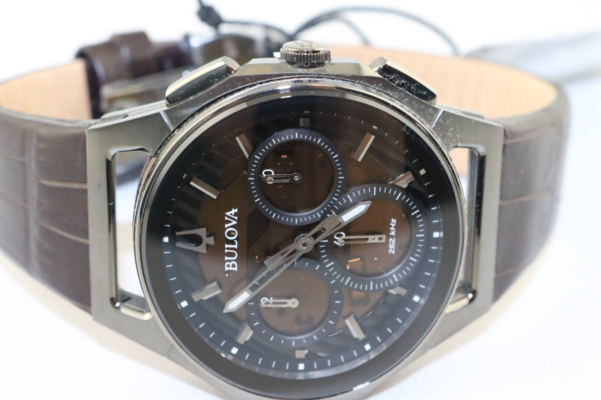 【未使用】【新品】BULOVA (ブローバ) 98A231 カーブ CURV クロノグラフ Chronograph クオーツ メンズ 【並行 ...