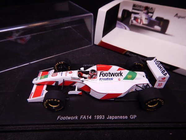 【中古】5103 1/43 spark スパーク Footwork FA14 1993 Japanese GP Aguri Suzuki F1 ...