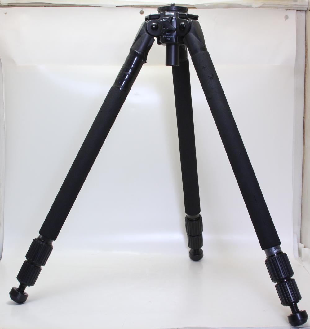 【やや傷や汚れあり】★1円～！ Velbon Neo Carmagne 730 ベルボン ネオカルマーニュ 大型カーボン3脚 伸長1900mm ...